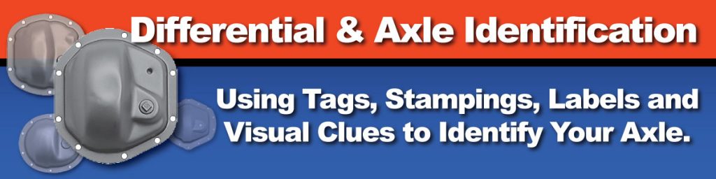 Differential Identification Guide | West Coast Differentials